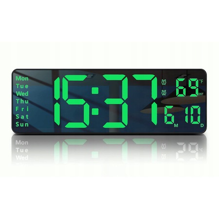 Led Digitális Óra Nagy, Könnyen Olvasható Kijelző Ébresztőóra ...