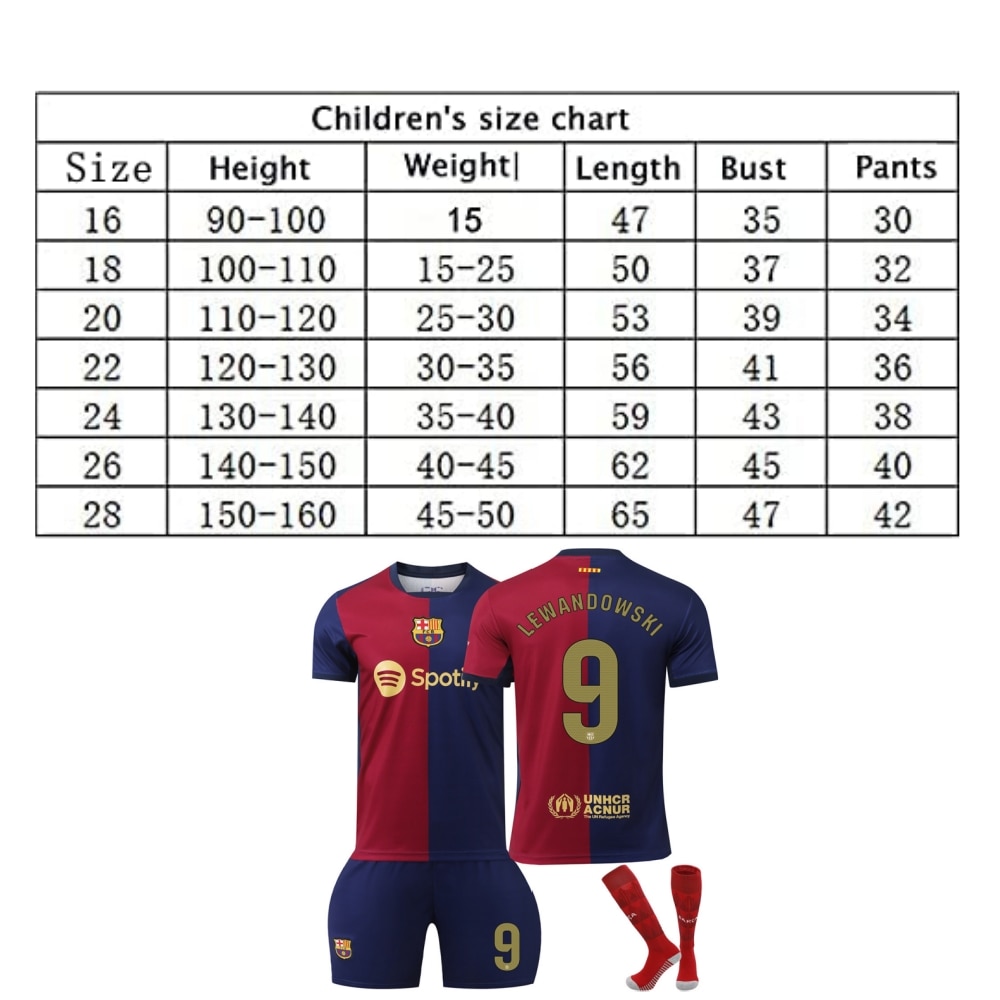 2425 Barcelona Lewandowski Tricouri de Fotbal Set - eMAG.ro