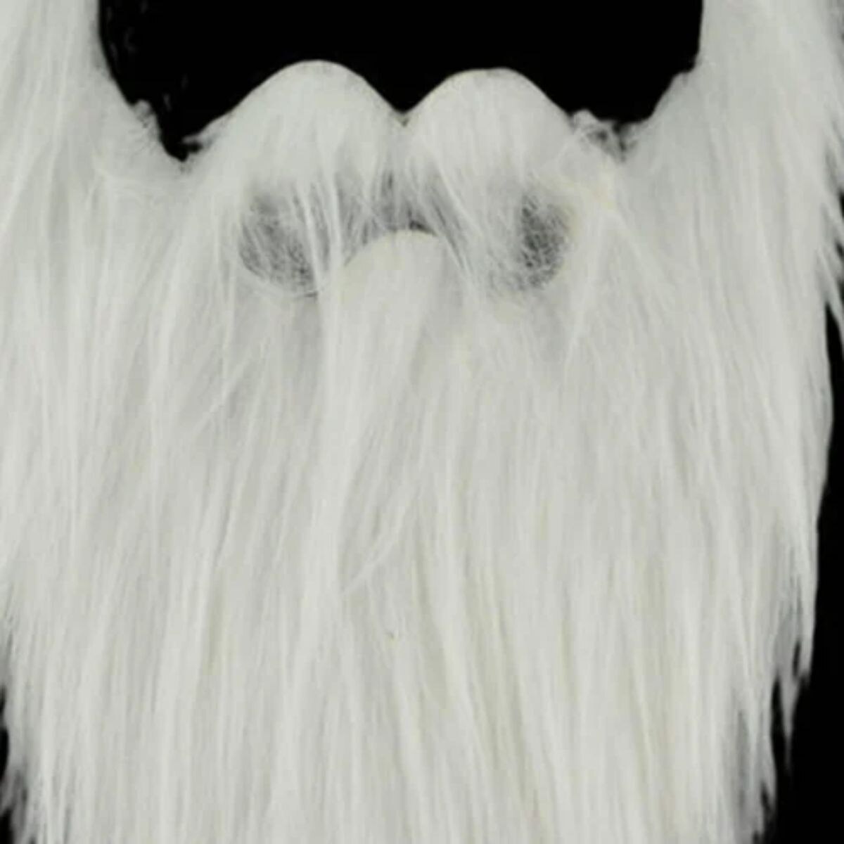 Barba alba Mos Craciun, aspect natural, prindere fixa, 25 x 30 cm ...