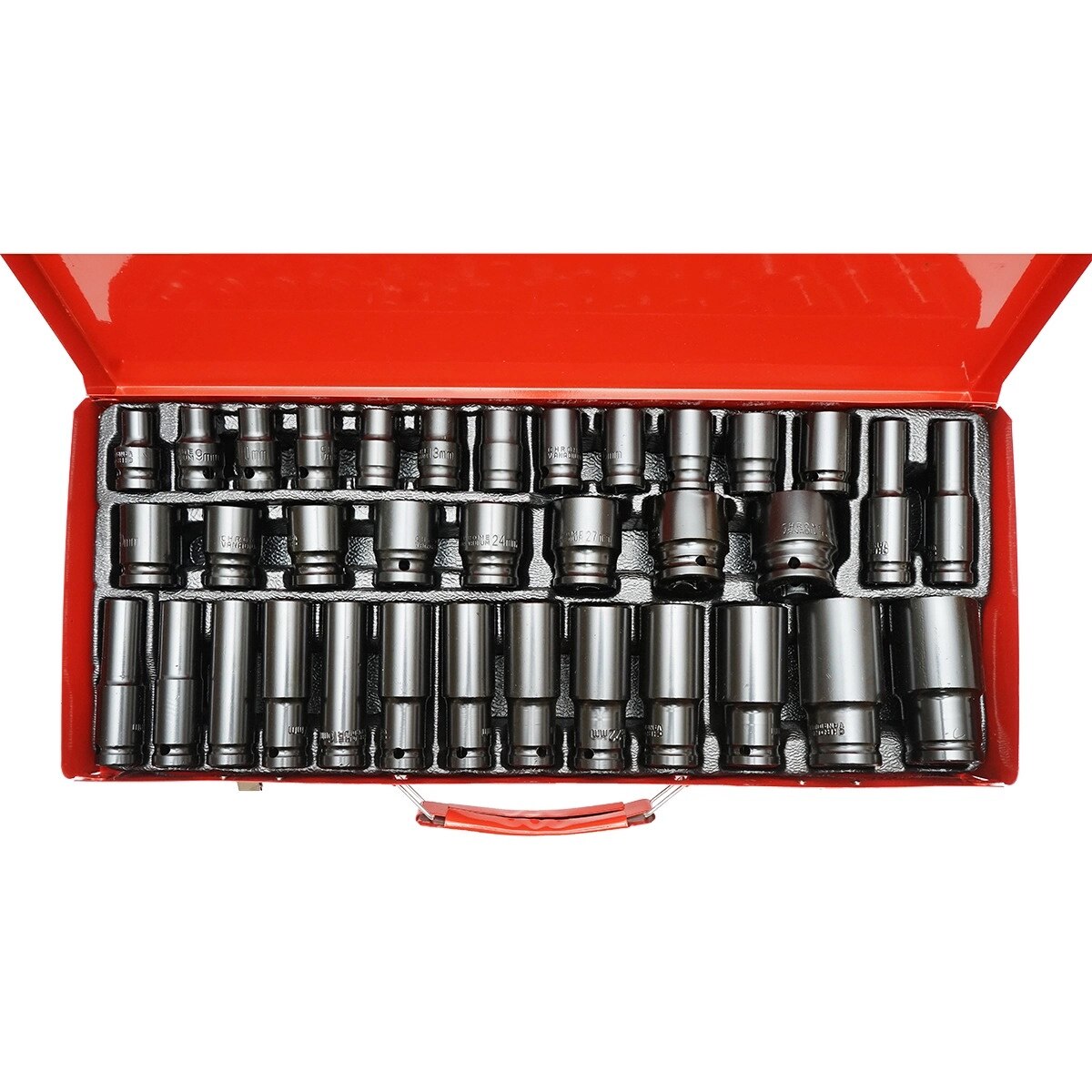 Set trusa chei tubulare impact ½ 35 piese 8-32mm intarite, pistol ...