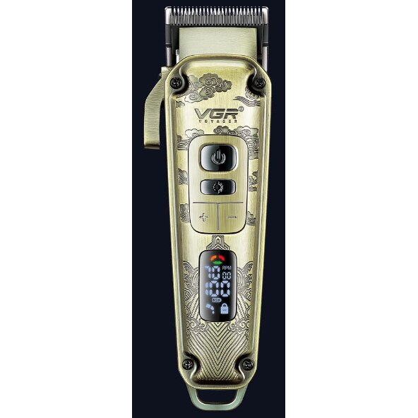 VGR V-005 prémium fémházas hajvágó LED kijelzővel, 250 perc üzemidővel ...