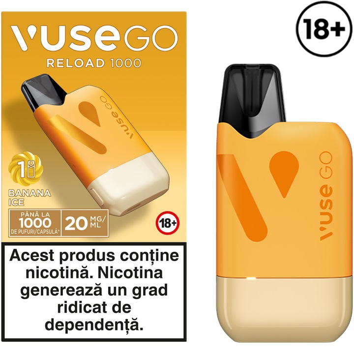VUSE GO Reload 1000 BOX Banana Ice 20 mg/ml - eMAG.ro
