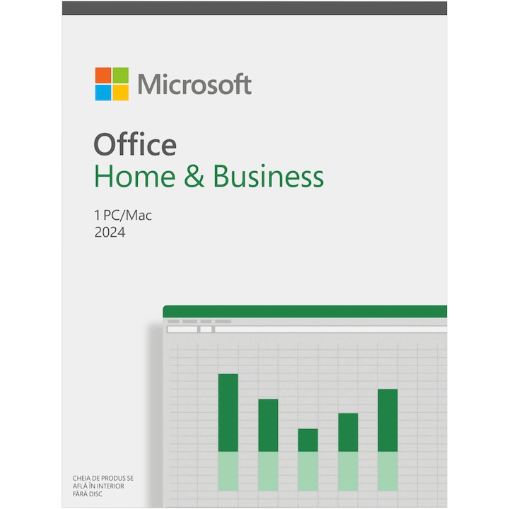 Microsoft Office Home and Business 2024, Romana, 1 utilizator, retail - eMAG.ro