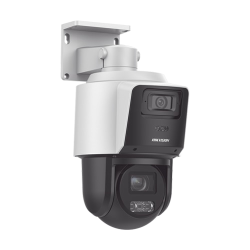 Camera IP PTZ TandemVu, 4MP, zoom optic 4X, IR 40m DarkFighter, WL 30m ...