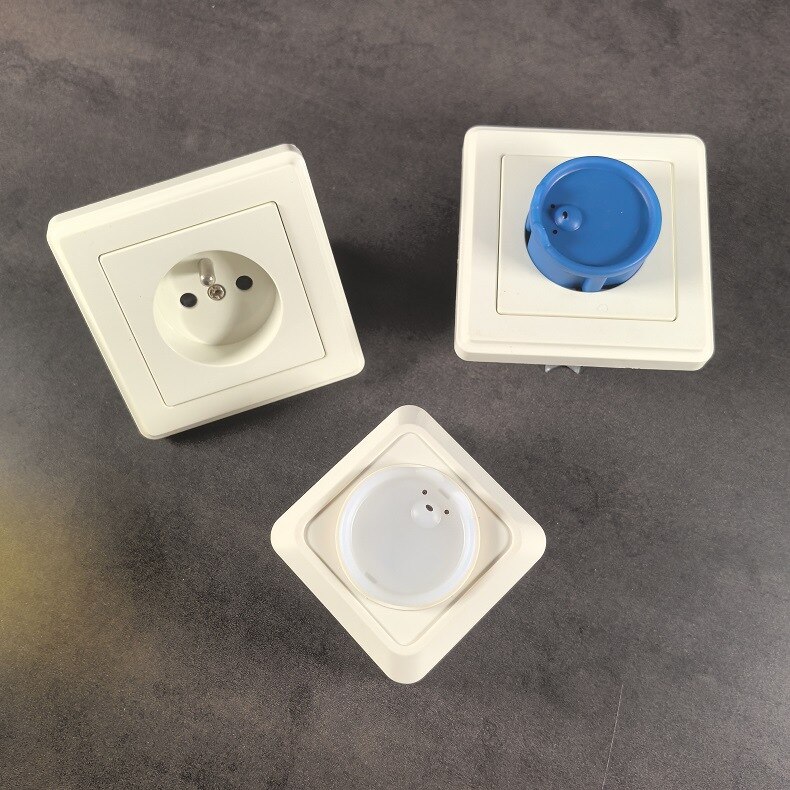 Set de 4 capace pentru prize, protectie copii, silicon, gri - eMAG.ro