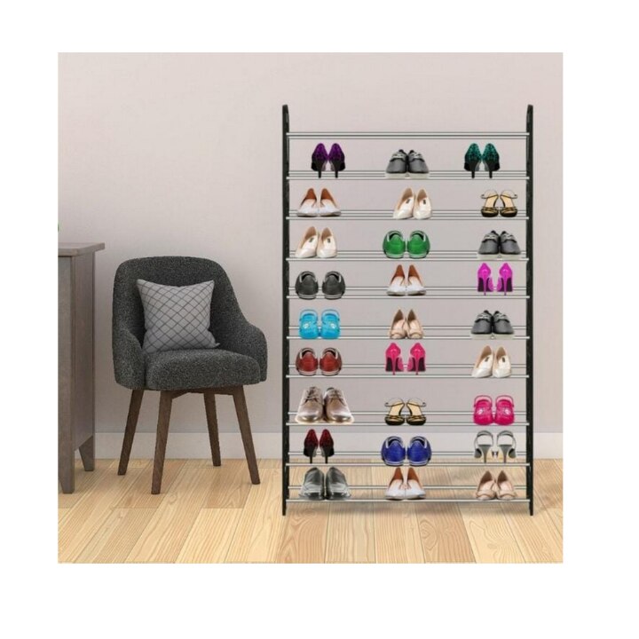 Pantofar din Metal cu 10 Rafturi Ideal pentru Incaltaminte, Economic ...