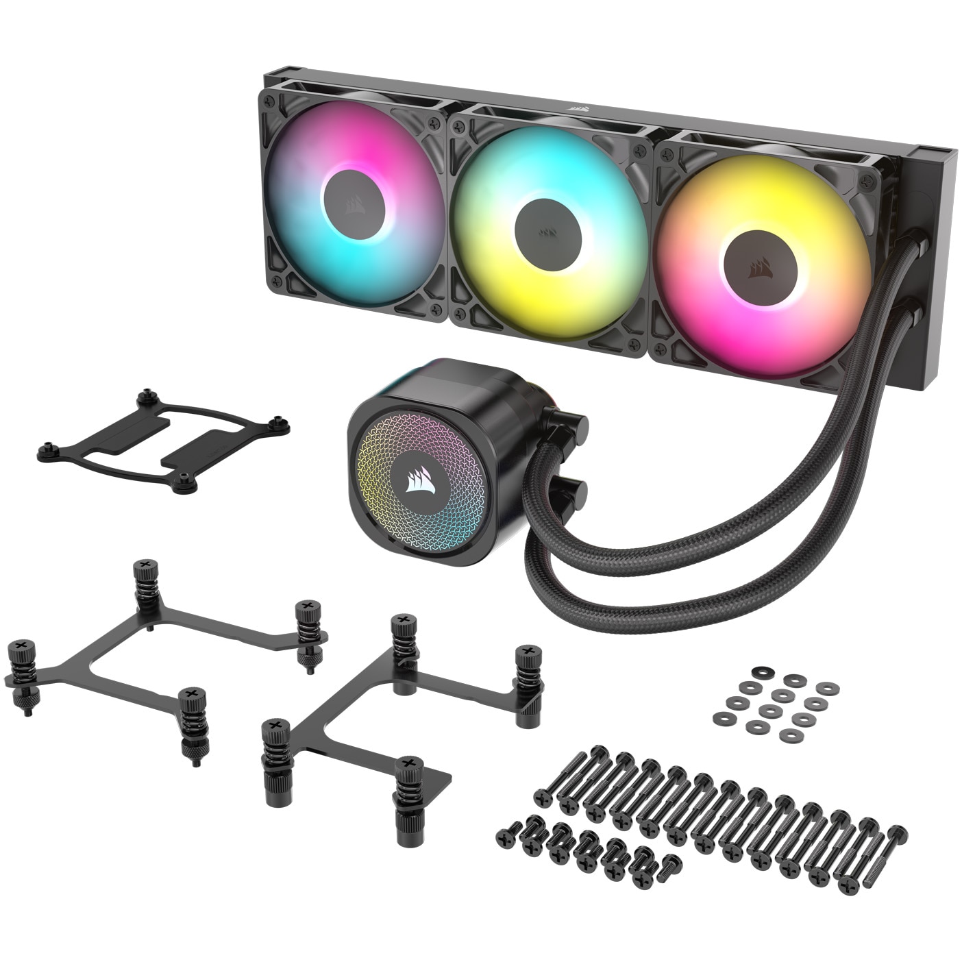 Cooler procesor Corsair NAUTILUS ARGB, 360mm, racire cu lichid, negru ...