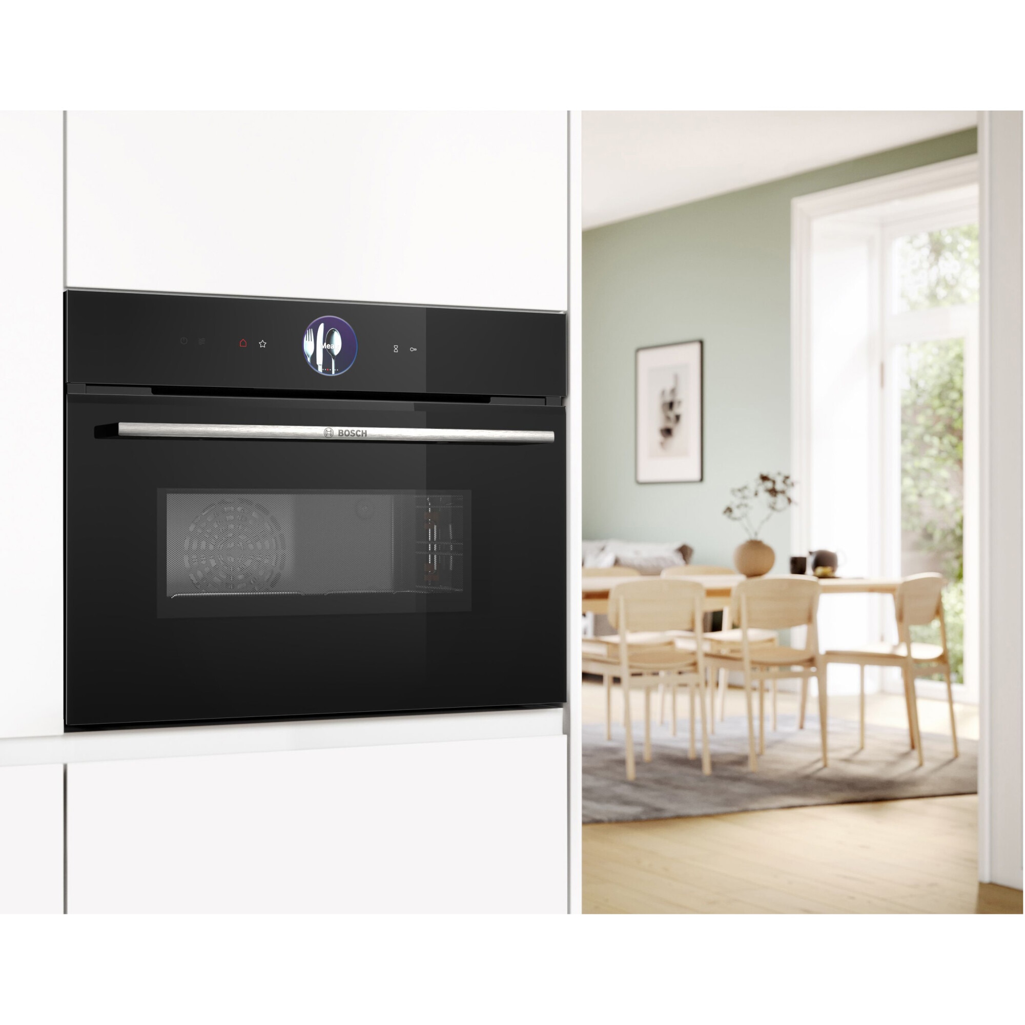 Cuptor incorporabil compact multifunctional Bosch Seria 8 CMG7361B1, 45 ...