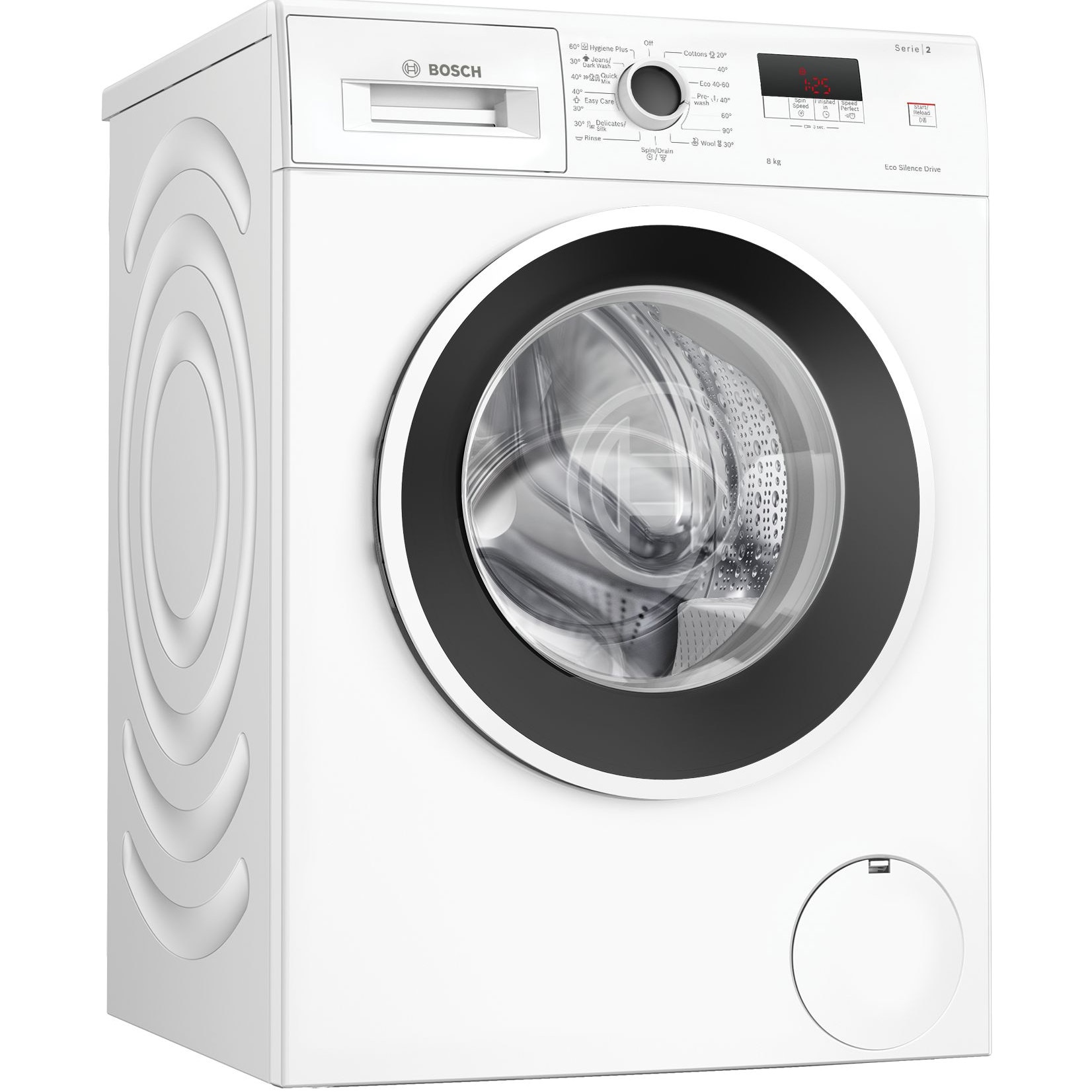 Bosch WGE03200BY mosógép, 8kg, 1200 RPM, EcoSilence Drive, SpeedPerfect ...