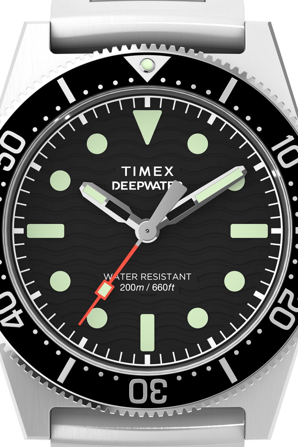 Timex, Ceas din otel inoxidabil Deep Water Reef, 40 MM, Argintiu - eMAG.ro