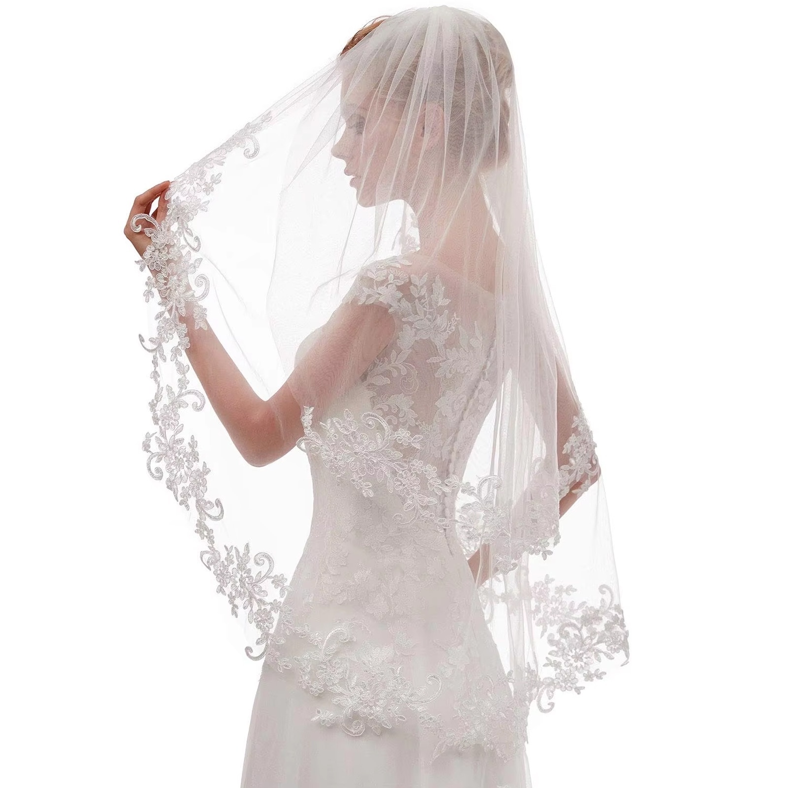 Voal mireasa, Axroad Mall, Dublu, Antistatica, Material rezistent ...