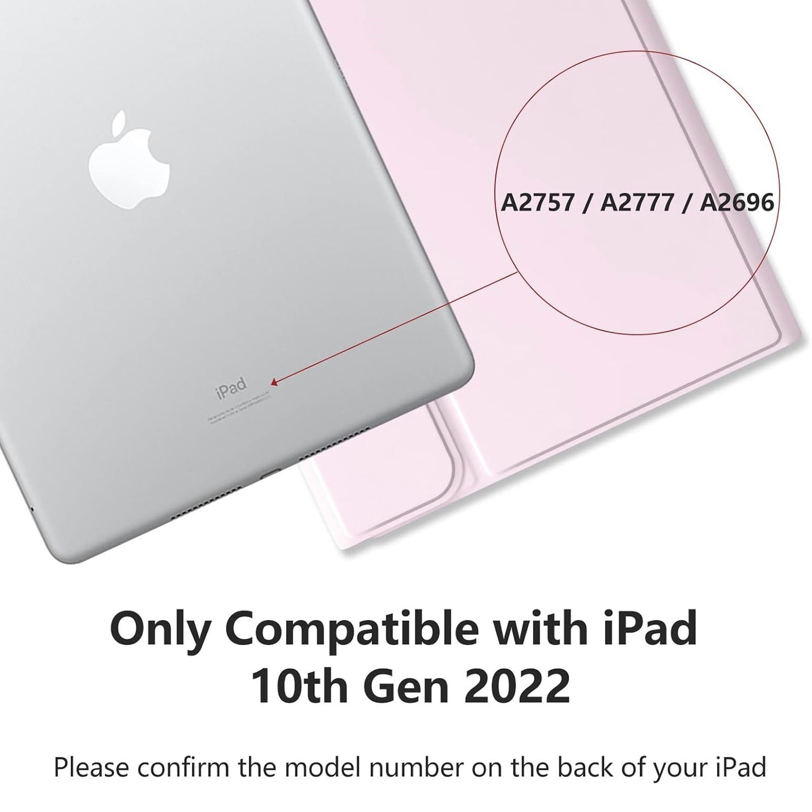 Husa Cu Tastatura Pentru Tableta Pentru iPad 10 Gen.2022 10,9 ...