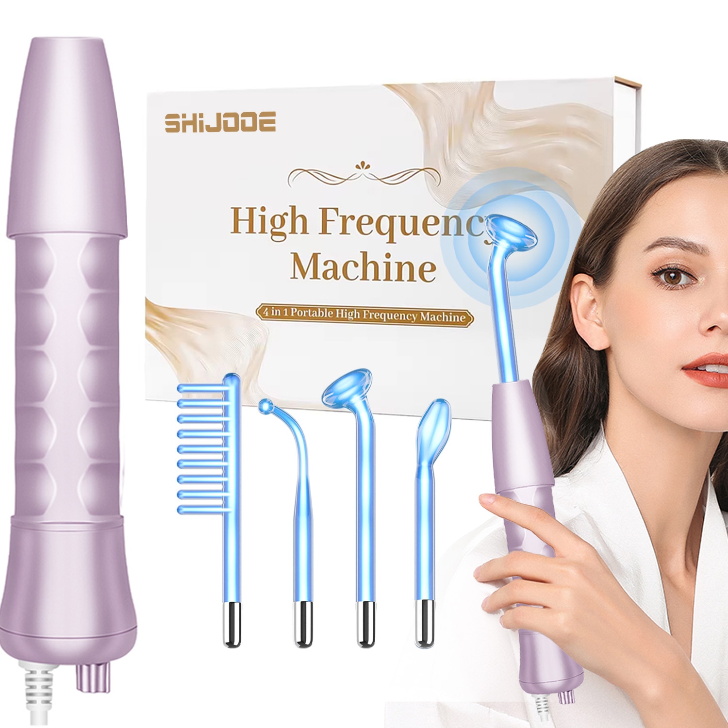 Aparat Electroderm pentru tratament cosmetic，SHIJOOE®，portabil ...
