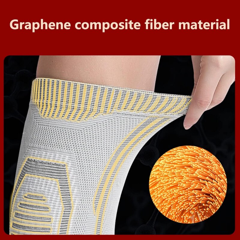 Set 2 genunchiere medicale profesionale termice cu grafen, MzcrJosv ...