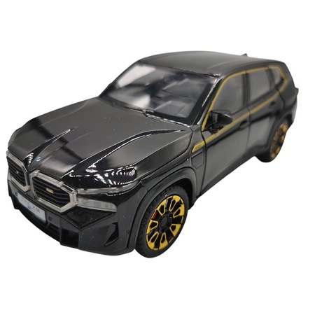 Macheta de metal BMW XM, Scara 1:24, Dispozitiv de Fum, Pull Back, se ...