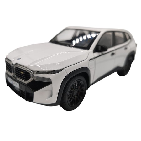Macheta de metal BMW XM, Scara 1:24, Dispozitiv de Fum, Pull Back, se ...