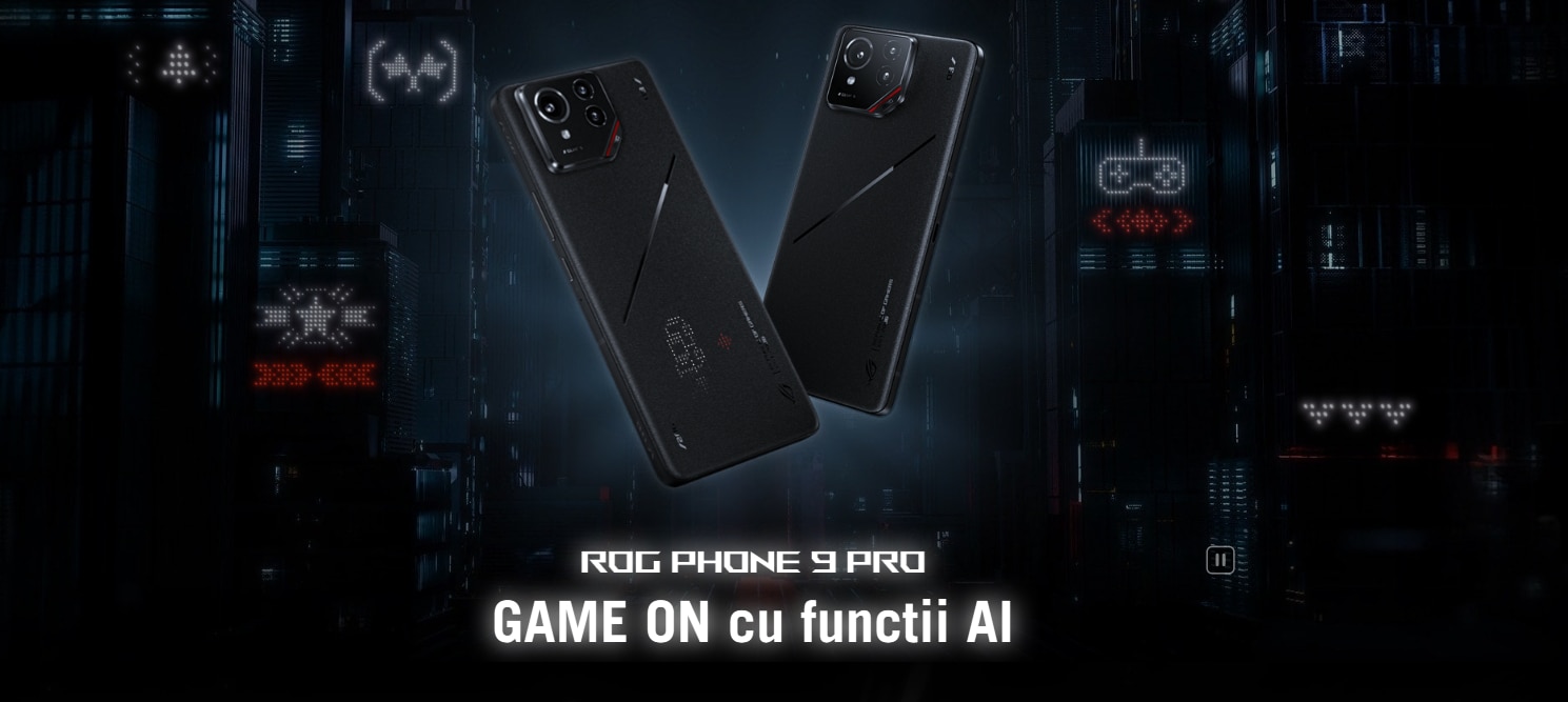 Telefon mobil ASUS ROG Phone 9 Pro Edition, Dual SIM, 24GB RAM, 1TB, 5G ...