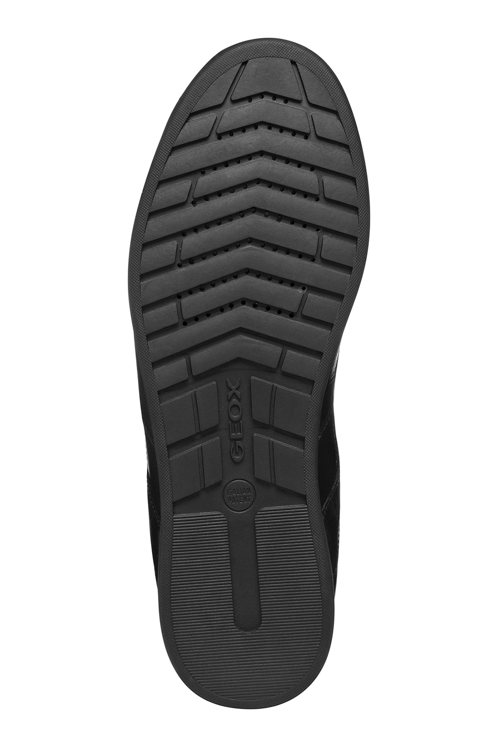 Geox, Pantofi sport de piele cu insertii de material textil - eMAG.ro