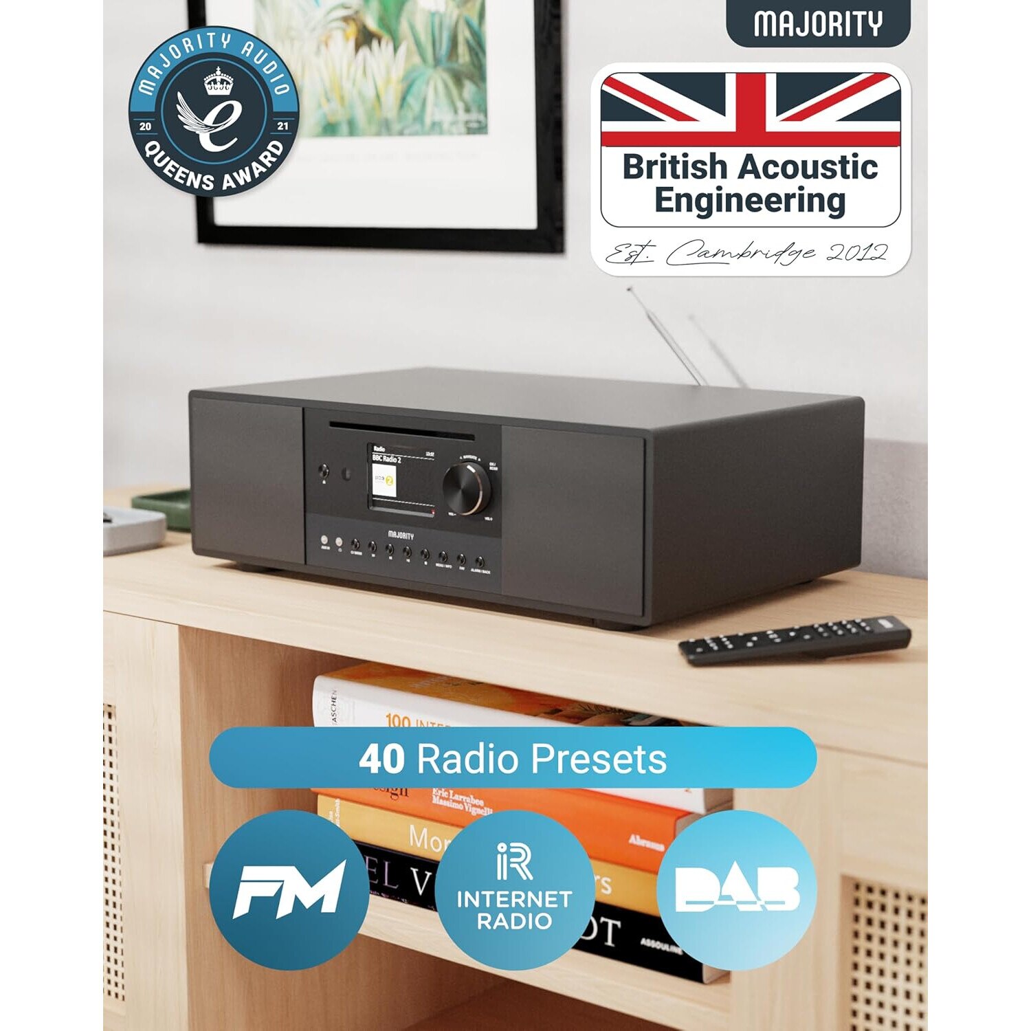 Radio internet global all in one, Majority, Quadriga, DAB+. 2.1 Stereo ...