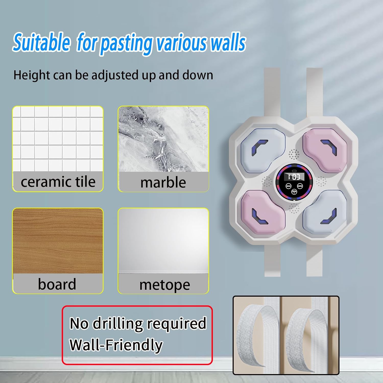 Aparat de box muzical cu Bluetooth pentru copii, tampon electronic de ...