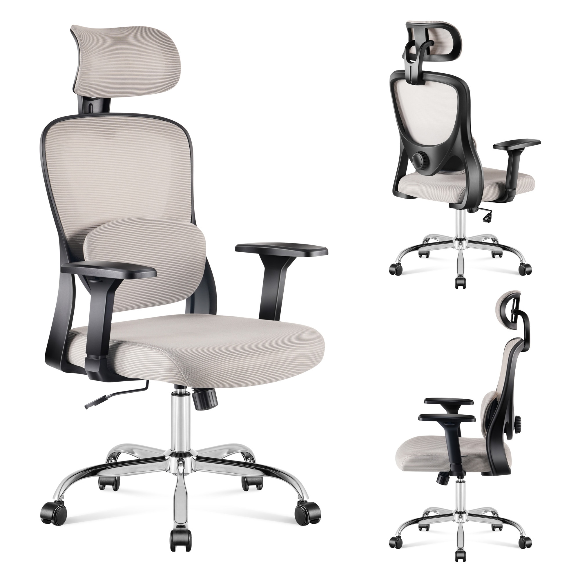 Scaun de birou ergonomic Manager 3.2 cu cotiere, suport lombar ...