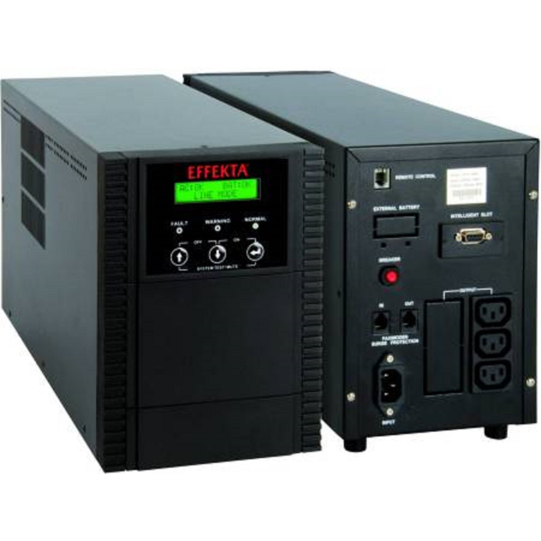 UPS Effekta MTD2000, 2000VA, 1250W, LCD + LED Display, Line-interactive - eMAG.ro