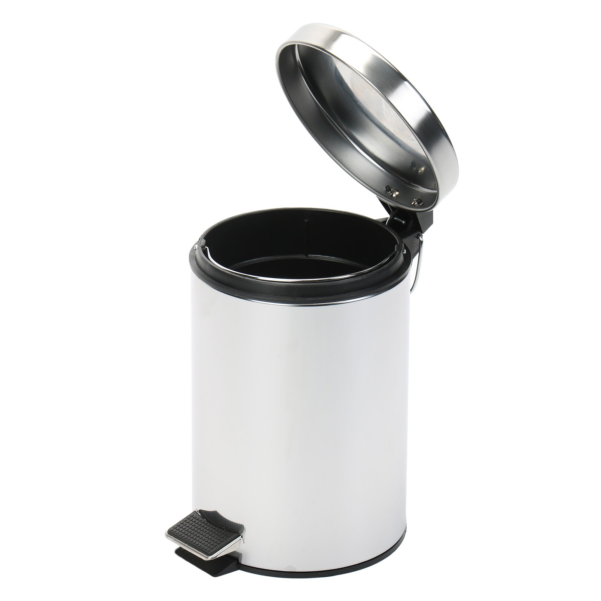 Set 2 cosuri de gunoi Kring, 5+20 L, inox, Argintiu - eMAG.ro