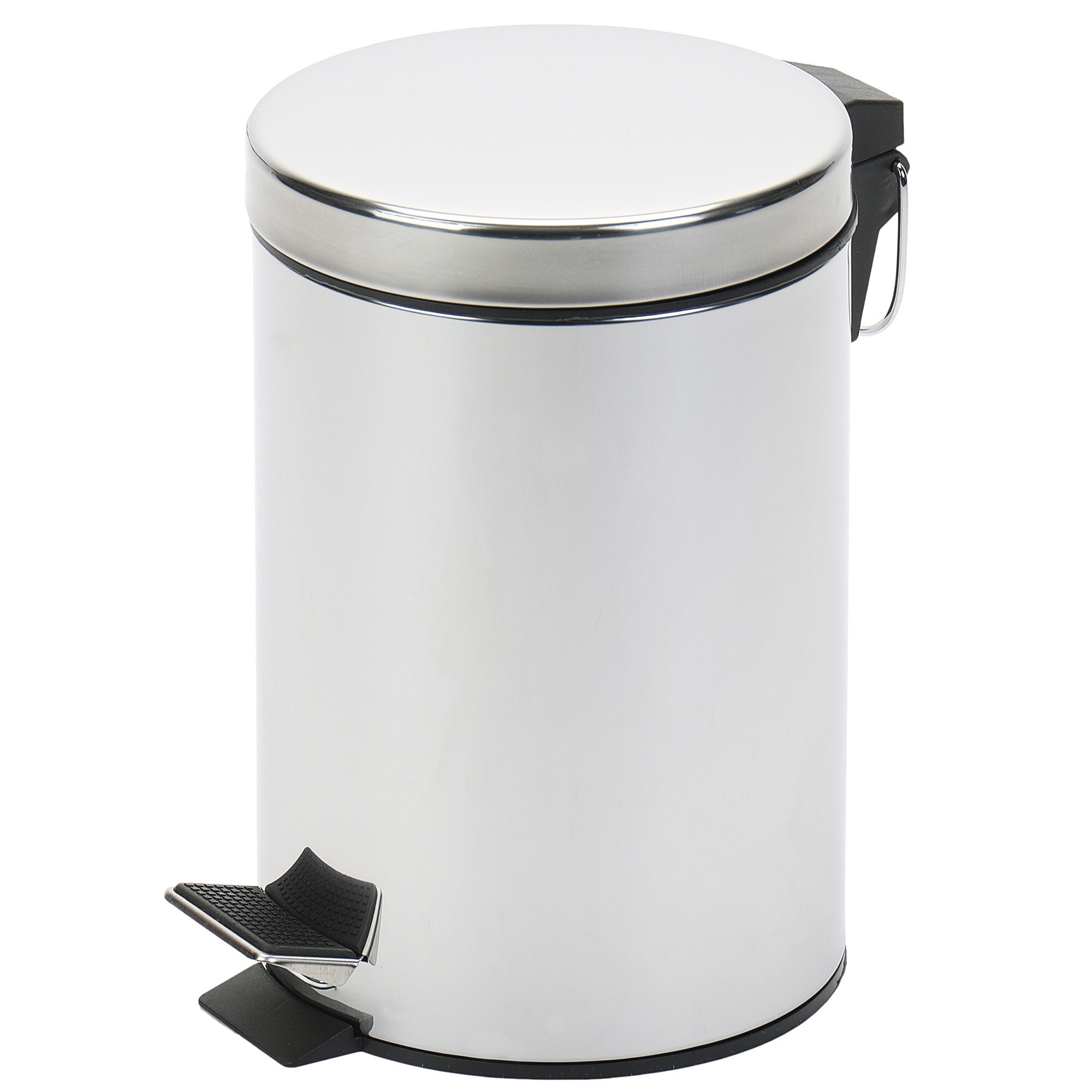 Set 2 cosuri de gunoi Kring, 5+20 L, inox, Argintiu - eMAG.ro