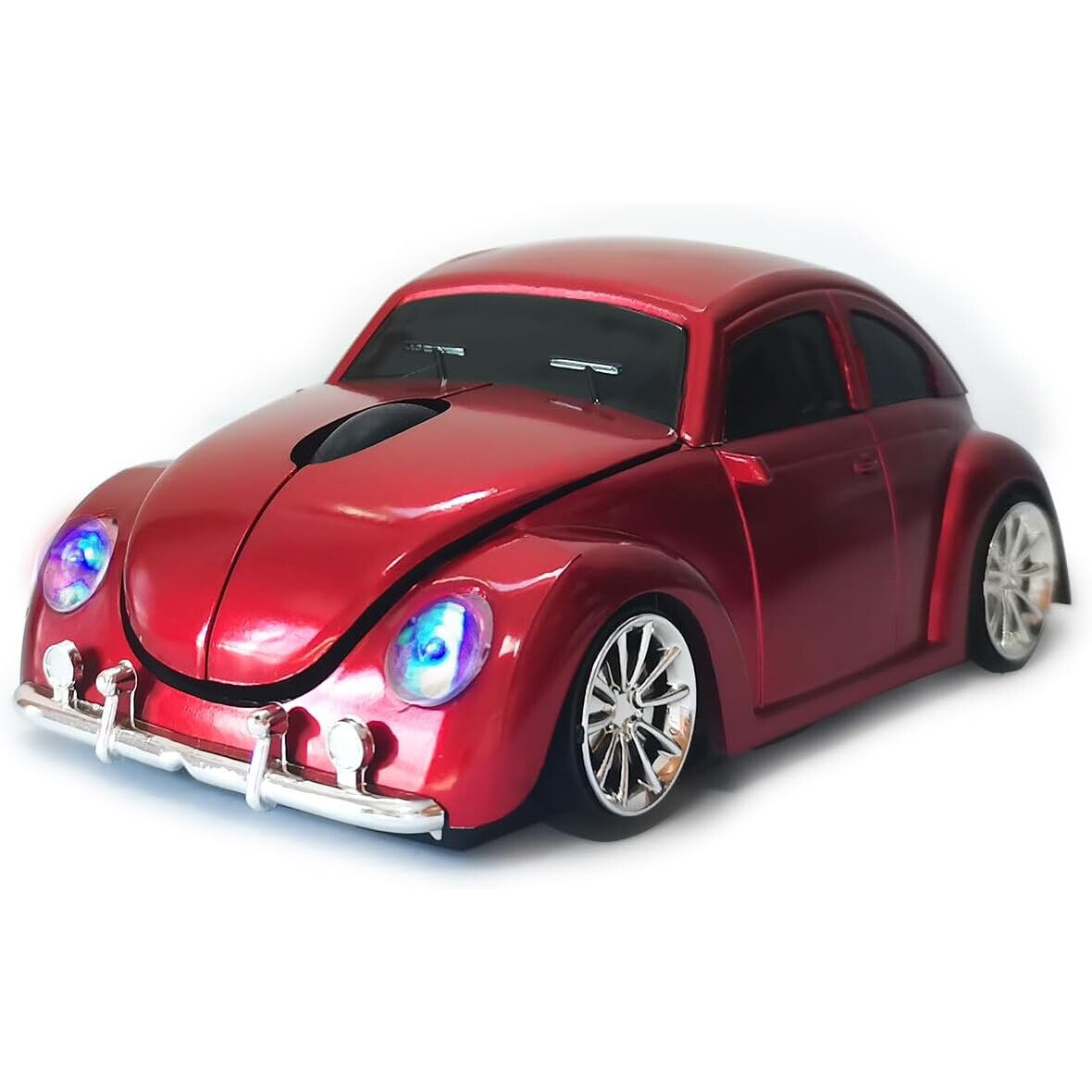 Mouse optic wireless 2.4 GHz, design sportiv, 1600 DPI, pentru laptop ...