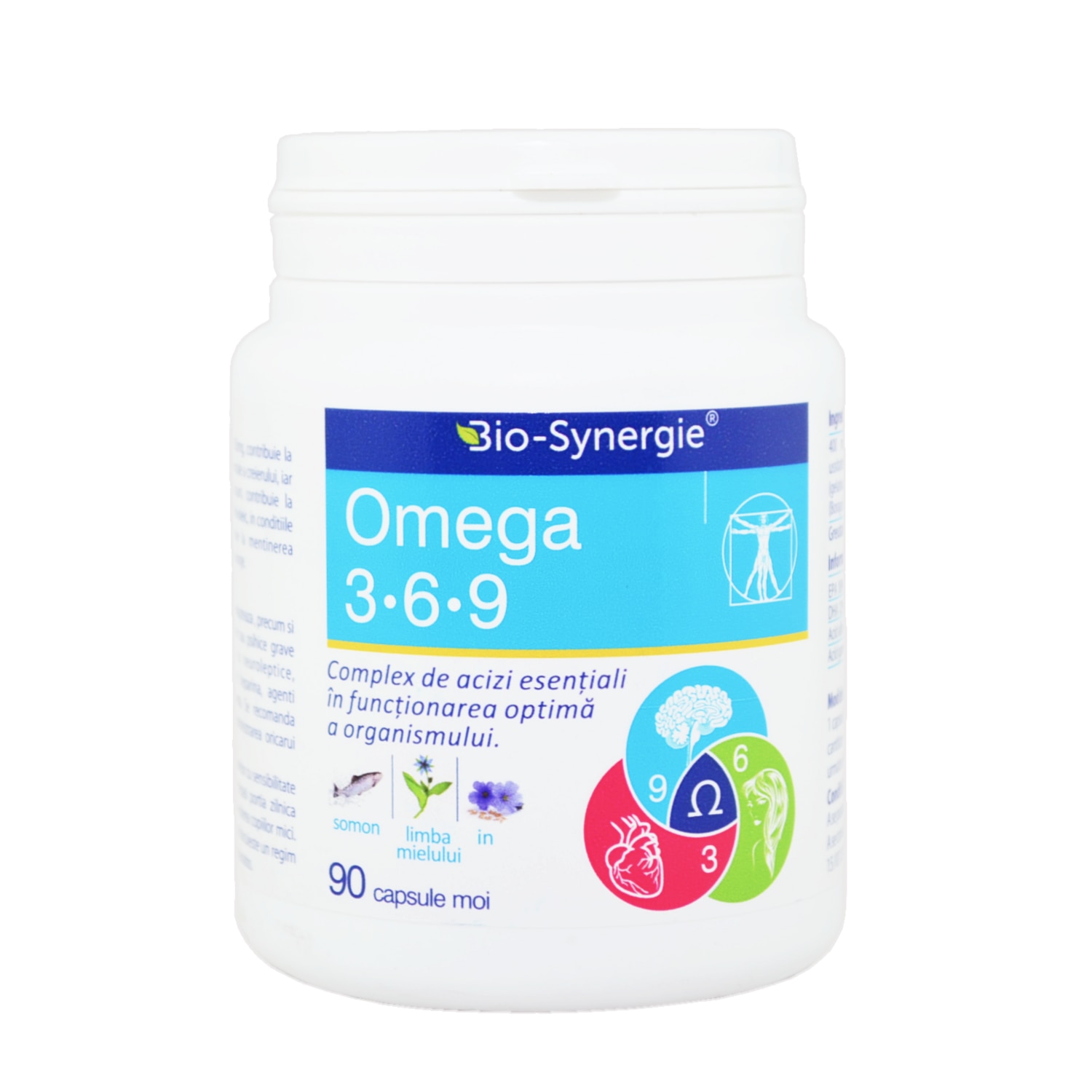 BIO-SYNERGIE ACTIV, Omega 3-6-9 1000mg 90cps moi - eMAG.ro