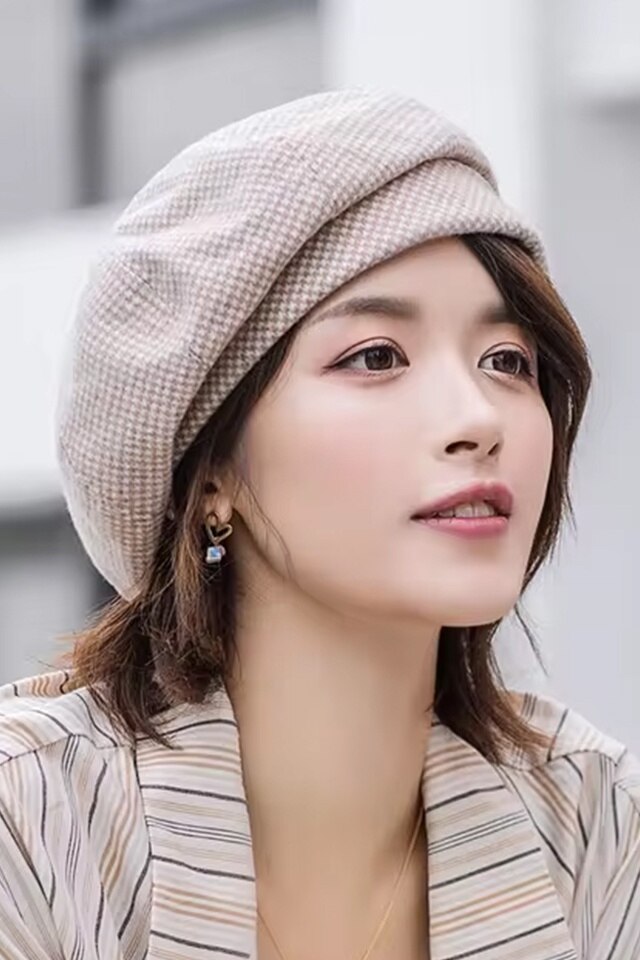 Sapca dama, tip bereta, model romantic, tematica fancy style, marime ...