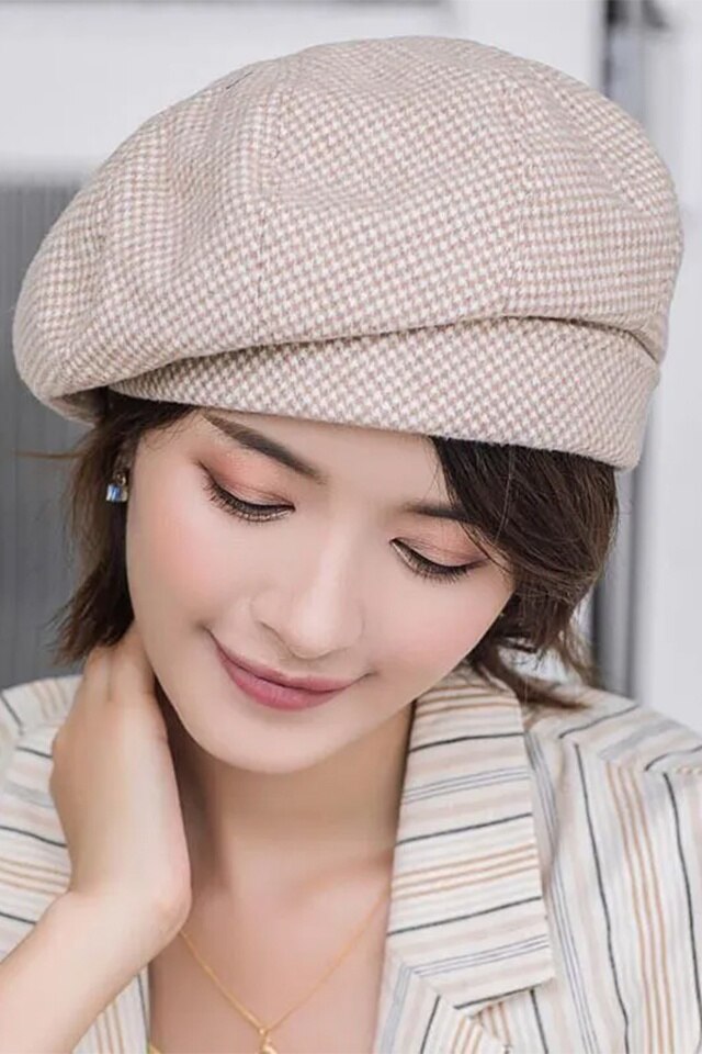 Sapca dama, tip bereta, model romantic, tematica fancy style, marime ...