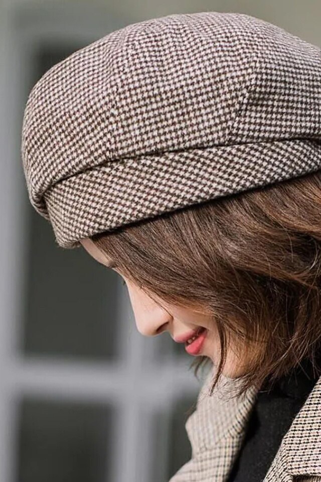 Sapca dama, tip bereta, model romantic, tematica fancy style, marime ...