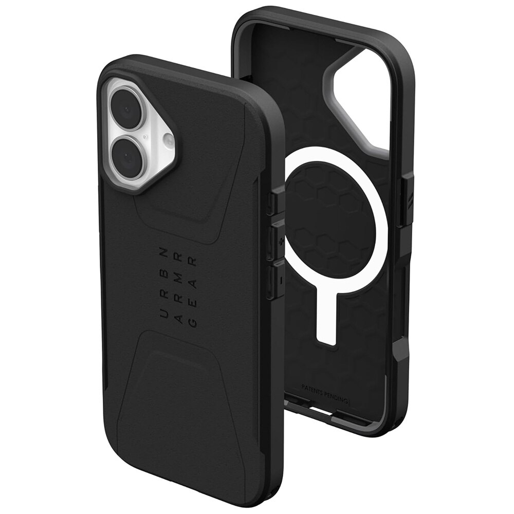 Husa pentru iPhone 16, F68, Policarbonat, BlacK - eMAG.ro