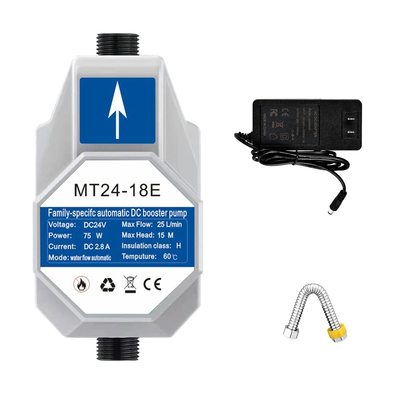 Pompa de apa, 24V, 75W, ridicare maxima 45ft, set complet - eMAG.ro