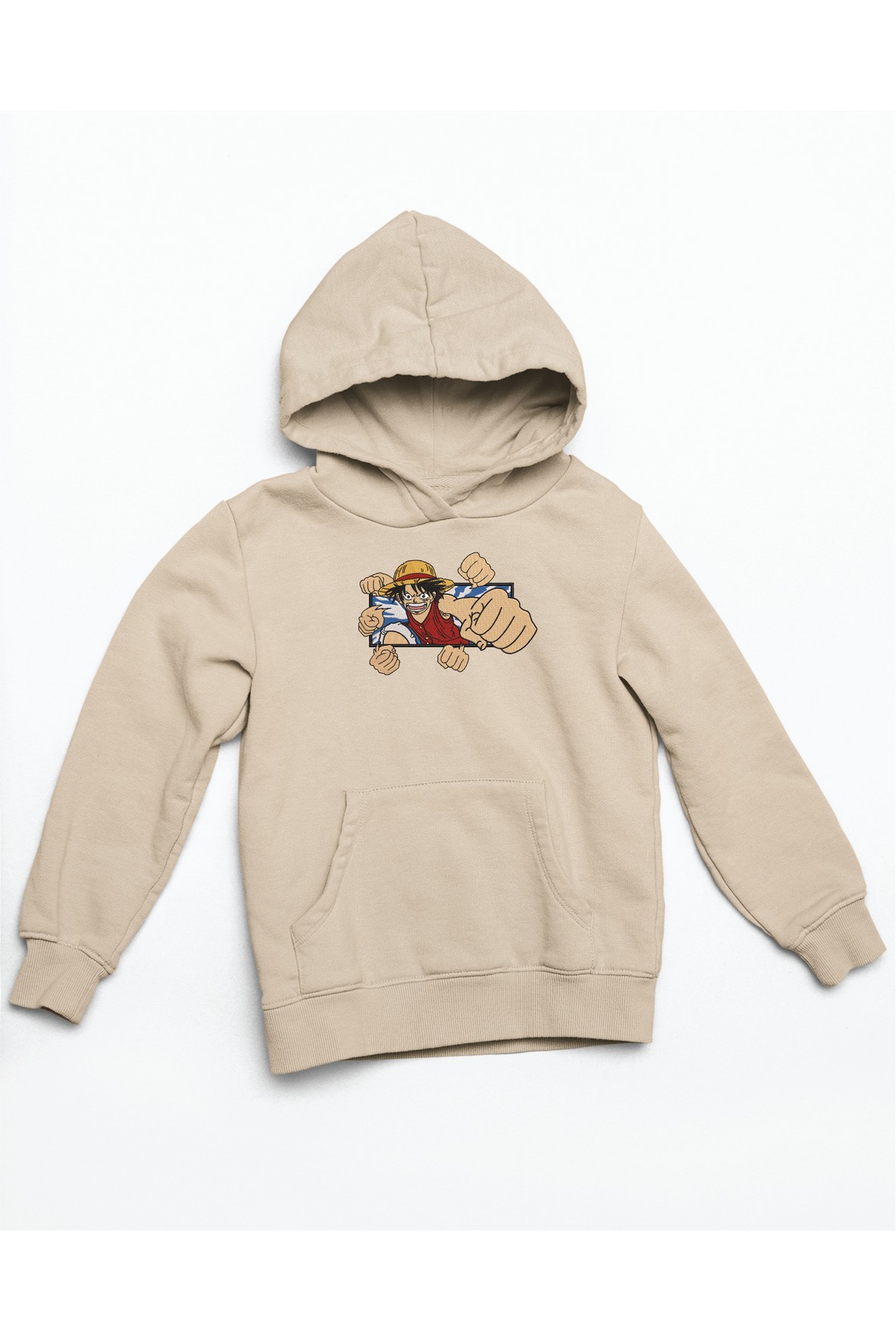 Hanorac personalizat, Hanorac anime brodat cu Luffy v4 din One Piece ...