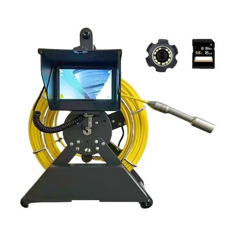 Camera de Inspectie Canalizare, 22MM cu DVR, 30M, Monitor 4.3", Baterie ...