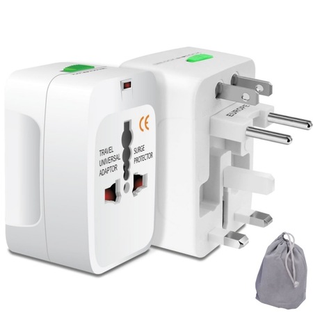 Adaptor universal de priza, compatibil cu Europa / SUA / Marea Britanie ...