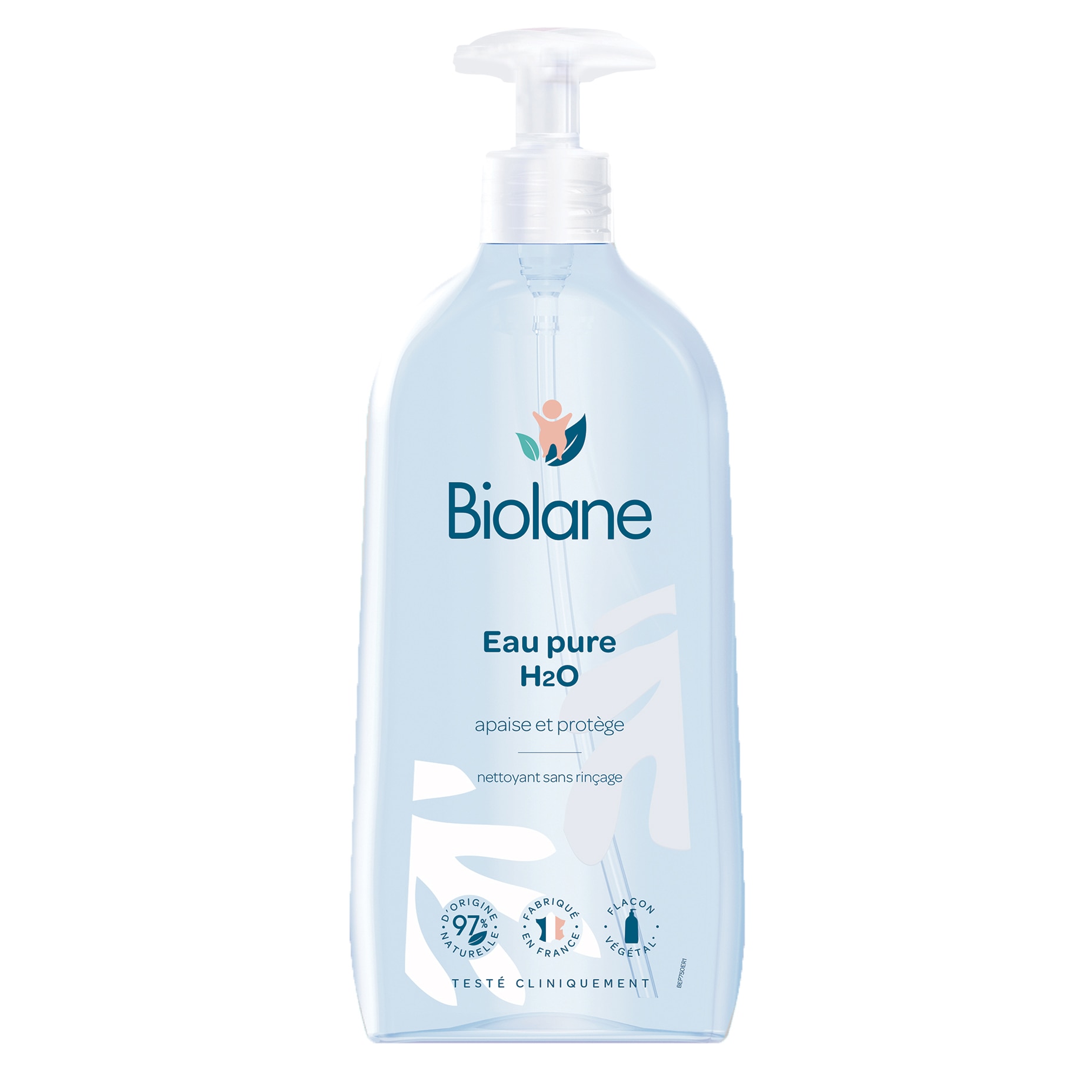 Apa pura de curatare H2O fara clatire pentru bebelusi Biolane, 97% ...