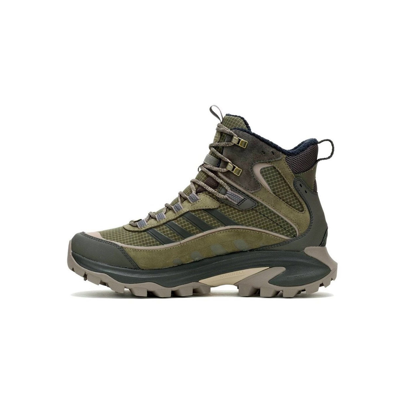 Ghete barbati Merrell Moab Speed 2 Thermo Mid, impermeabile, verde ...