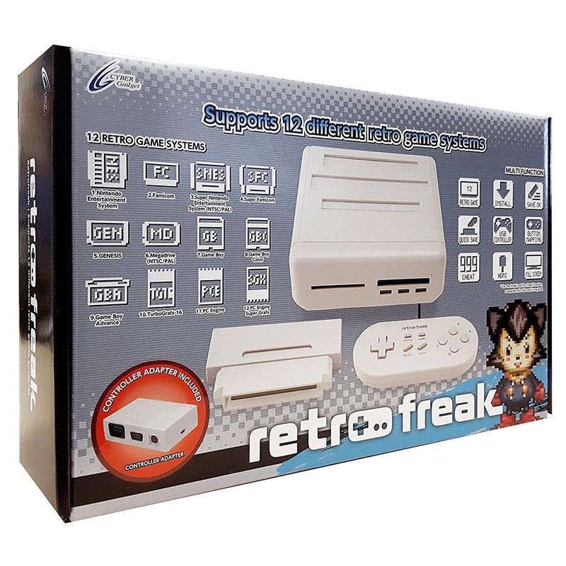 Consola Retro Freak 12-1 Retro Games Console Premium Control Adaptor Uk ...