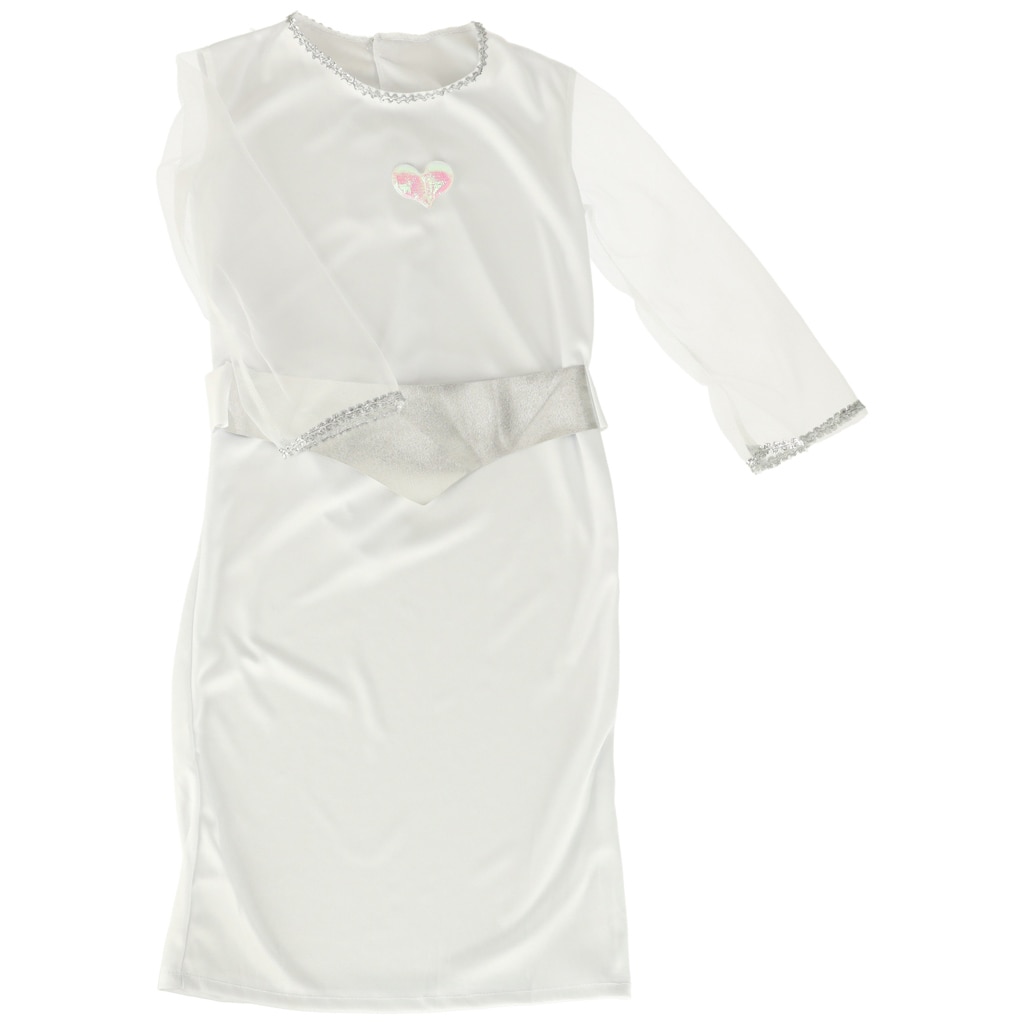 Set costumas pentru copii ingeras, Zola®, 4 piese, rochita, coronita, condon si aripioare, 110 ...