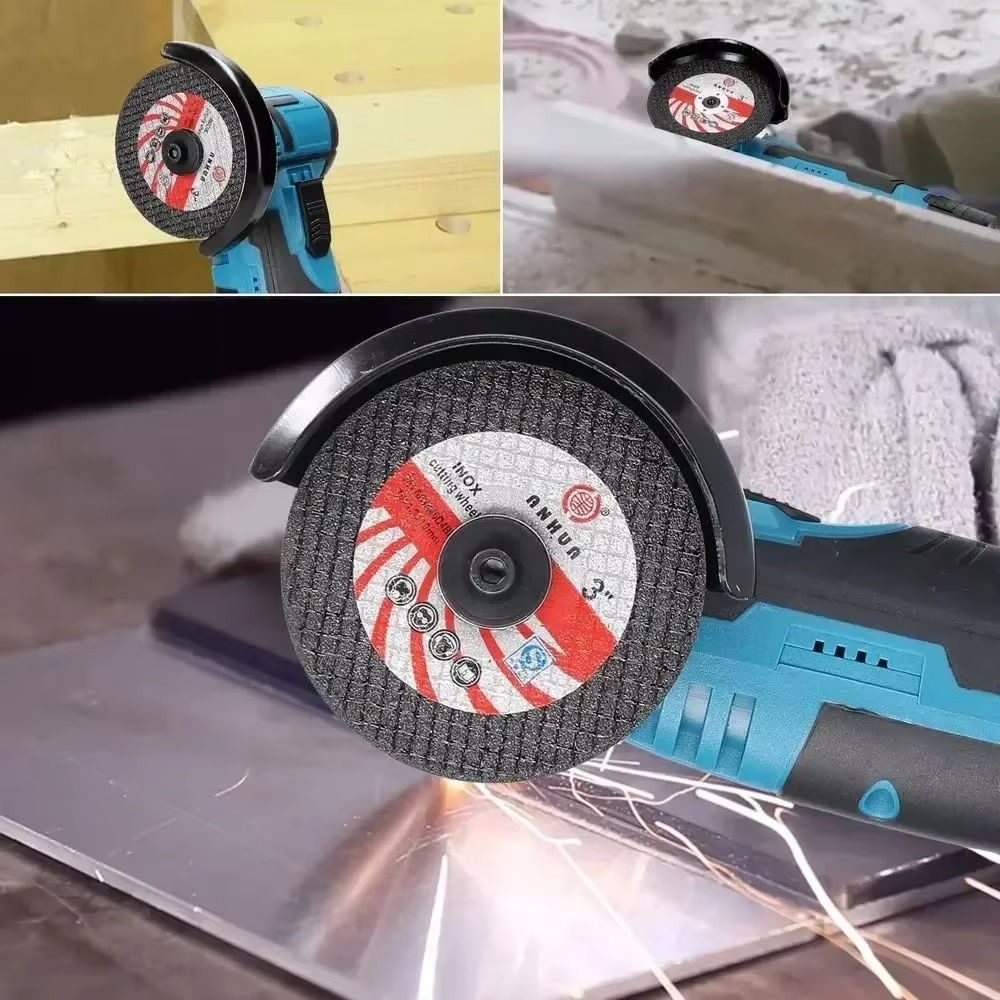 Mini Polizor Flex Unghiular Portabil, eSimplu®, 2 Acumulatori 24V ...