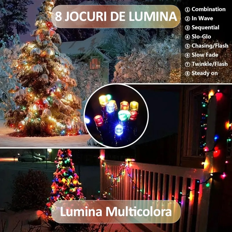 Instalatie de craciun LED, NEXTLY, pentru interior si exterior, lumina ...