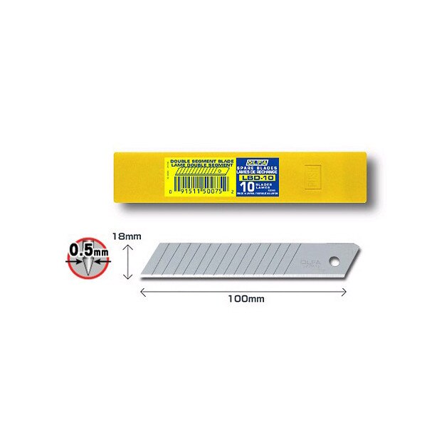 Режеща пластина, OLFA LBD 10, 10 бр. в кутийка - eMAG.bg