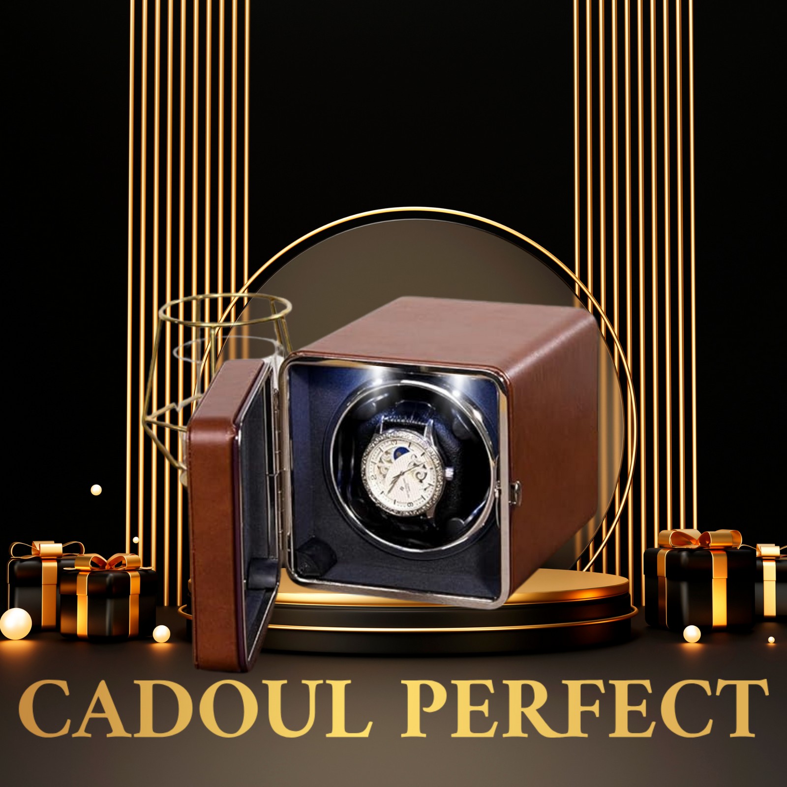 Cutie ceas, Rotator pentru 1 ceas automatic, watch winder 1, Ava-Stars ...