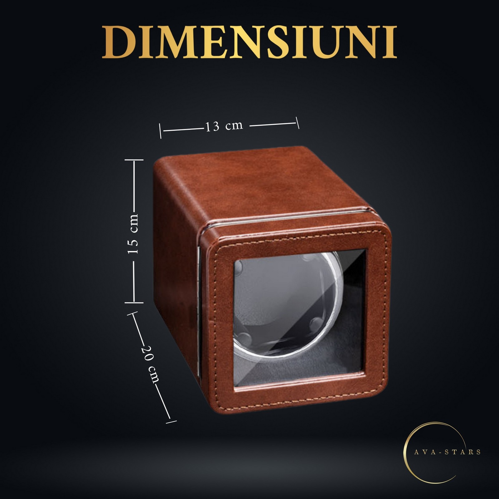 Cutie ceas, Rotator pentru 1 ceas automatic, watch winder 1, Ava-Stars ...