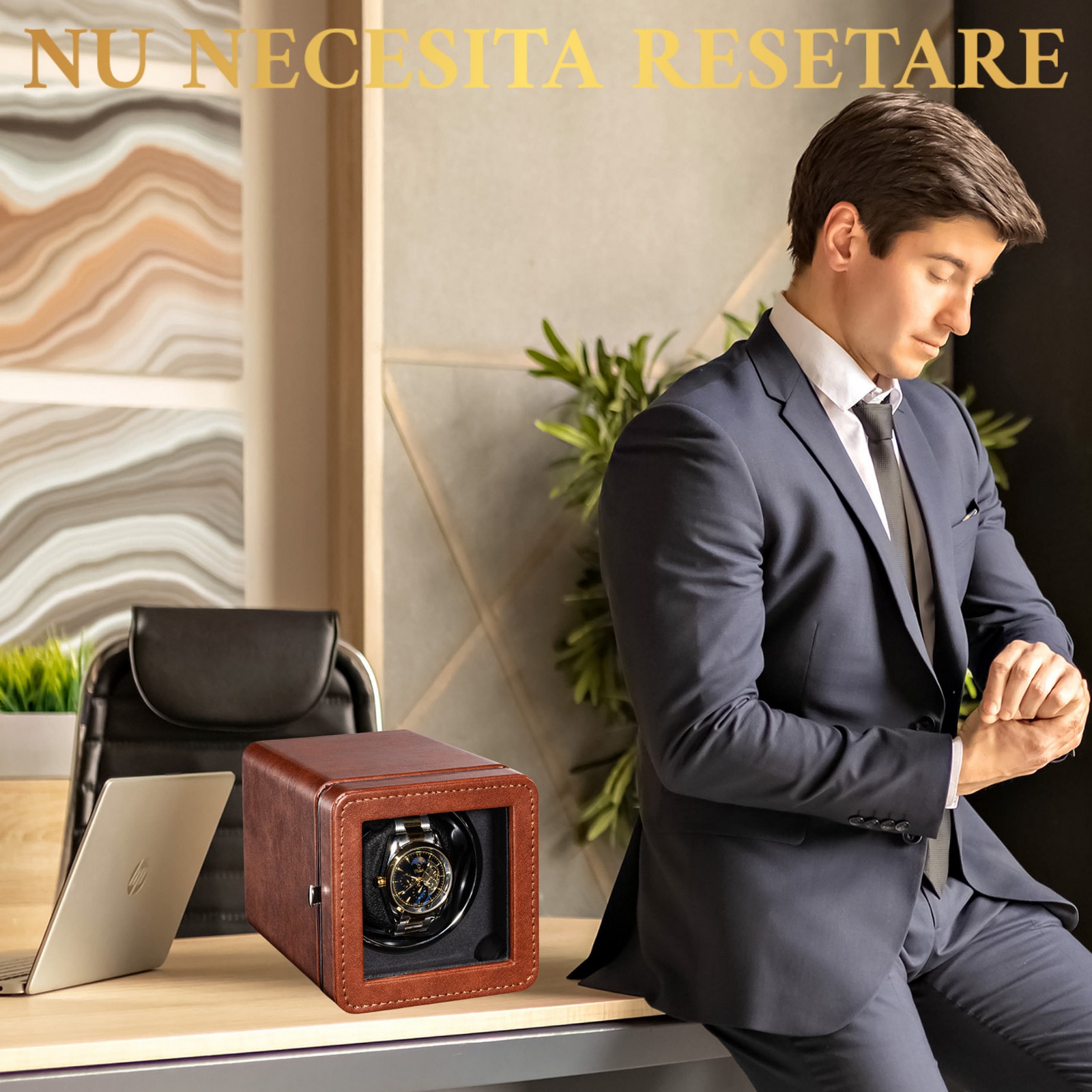 Cutie ceas, Rotator pentru 1 ceas automatic, watch winder 1, Ava-Stars ...