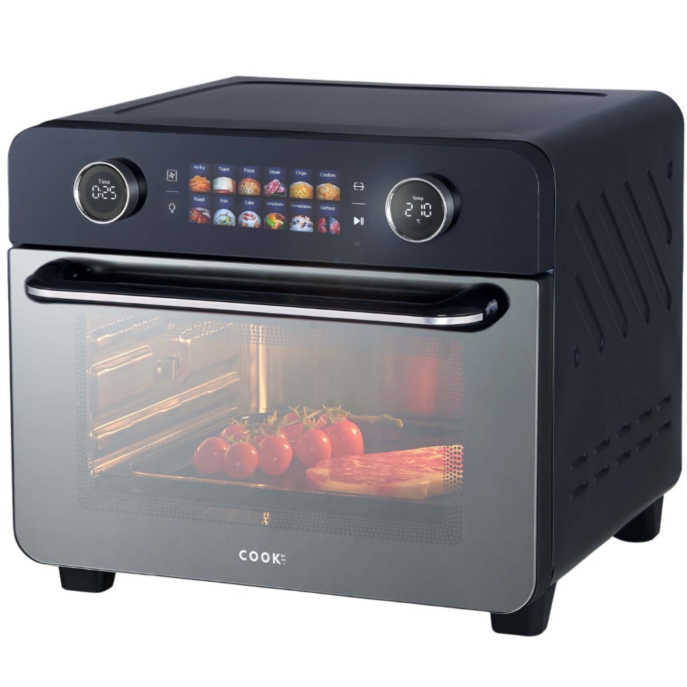 Cuptor cu aer cald COOK-IT Airfryer Oven, Capacitate 25 L, 2250W, Ecran ...