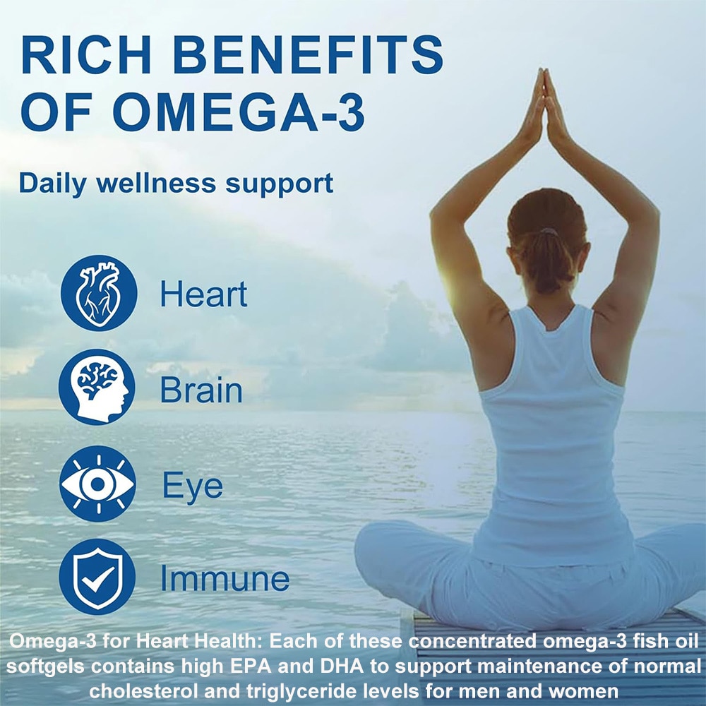 Supliment alimentar Omega 3 Fish Oil, SIRDIKA®, 1250 mg de Acizi Grasi ...